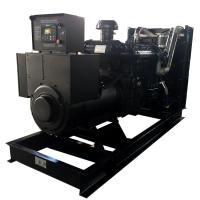 China 300kW Skid Mounted Diesel Generator Set 375kVA Shangchai Engine with 230/400V Output for sale