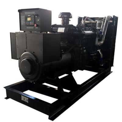 China 300kW Skid Mounted Diesel Generator Set 375kVA Shangchai Engine with 230/400V Output for sale