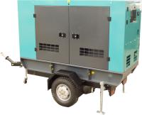 China 250kW 300kVA Trailer Diesel Generator with 277V/480V Output and Cummins Engine for sale