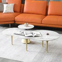 China Living Room Rock Board Irregular Shape Coffee Table Special Shape Simple Style for sale