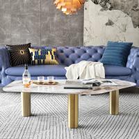 China 145cm Microcrystalline Rock Slab Coffee Table High Density for sale