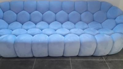 China ODM Modern Fabric Sofa Set Design Colorful 34.6 Inch High for sale