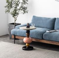 China ODM Marble Topped Pedestal Coffee Table 18 inch Round Coffee Table for sale