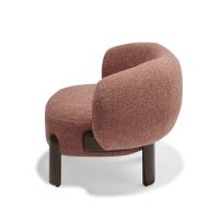China Bedroom Upholstery Teddy Fabric Chair High Elastic Sponge Filling for sale
