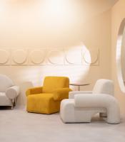China Corduroy Fabric Leisure Chair for sale
