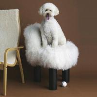 China Fabric Leisure Chair Ins Modern Creative Art Alpaca Three Legged Leisure Chair for sale