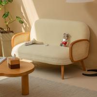 China Fabric Leisure Chair Rattan Sofa Living Room Single Chair Back Chair for sale