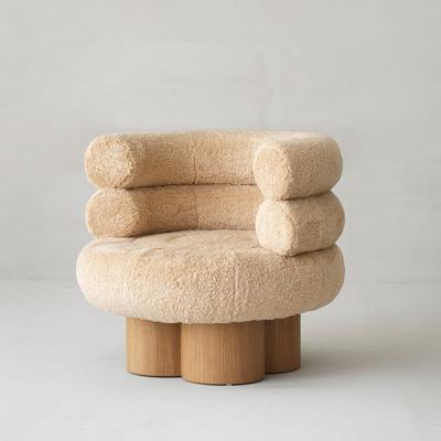 China Fabric Leisure Chair  Family Leisure Special Shaped Single Sofa Love Seat for sale