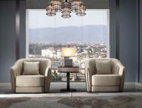 China ODM 3 Seats Leather Living Room Sofas Modern Filling With Down Feather for sale