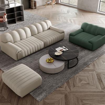 China Nordic Leather Living Room Sofas Multi Functional Leather Sofa Set for sale