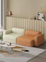China Living Room OEM Leather Sectional Sofa Set 60*75cm Multi Color for sale