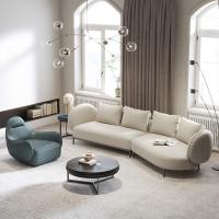 China ODM L Shaped Modular Sofa 4 Seater White Sofa For Living Room for sale