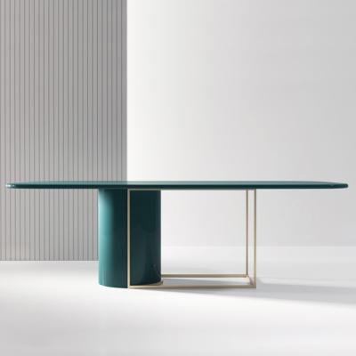 China Smooth Edges ODM Stainless Steel Dining Table For Living Room for sale