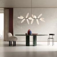 China Multifunctional Contemporary Marble Dining Table Odor Free Marble Top Dining Table for sale