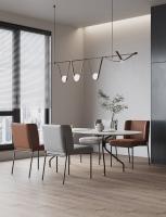 China Modern Minimalist Style Rock Board Dining Table 78cm High for sale