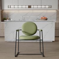 China Minimalist Ultra Modern Dining Chairs Titanium Frame Stainless Steel Dining Chair for sale