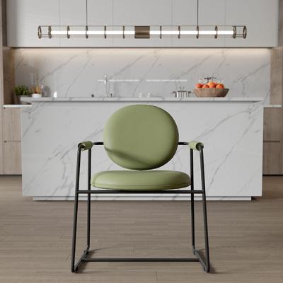 China Minimalist Ultra Modern Dining Chairs Titanium Frame Stainless Steel Dining Chair for sale
