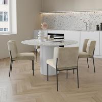 China Bright Smooth Ultra Modern Dining Chairs Minimalist Style ODM for sale