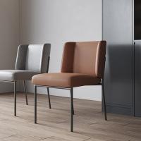 China Ergonomic Modern Fabric Dining Chair 46*55cm For Dining Table for sale