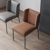 China Ergonomic Modern Fabric Dining Chair 46*55cm For Dining Table for sale
