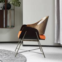 China Firm Waterproof Ultra Modern Dining Chairs French Style 86cm High for sale
