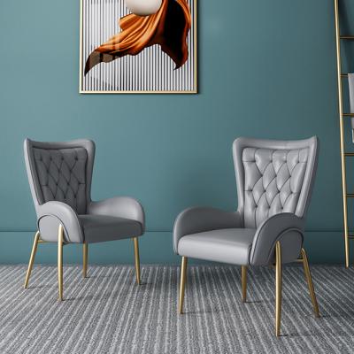 China Diamond Tufting Upholstered Dining Armchair Nordic Luxury for sale