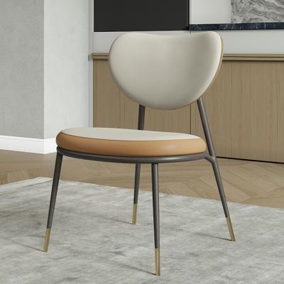 China 30kgs Ultra Modern Dining Chairs Metal Frame Microfiber Dining Chair for sale