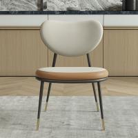 China 30kgs Ultra Modern Dining Chairs Metal Frame Microfiber Dining Chair for sale
