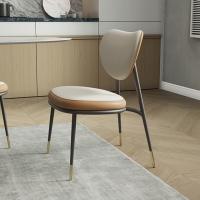 China 30kgs Ultra Modern Dining Chairs Metal Frame Microfiber Dining Chair for sale