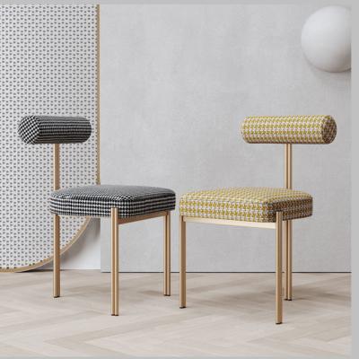 China Stackable Ultra Modern Dining Chairs Restaurant Dining Chair 125mm Back Height for sale