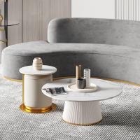 China 40cm Round Rock Coffee Table for sale