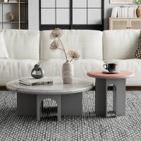 China Rock Plate Marble Slab Coffee Table for sale