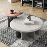 China Rock Plate Marble Slab Coffee Table for sale