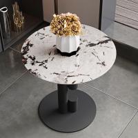 China Porcelain Round Rock Coffee Table Moisture Proof Center Tea Table Rock Top for sale