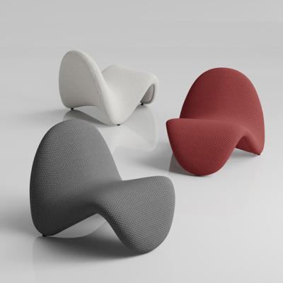 China Stackable Floor Legless Tongue Lounge Chair Bedroom Tufted Design for sale