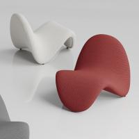 China Stackable Floor Legless Tongue Lounge Chair Bedroom Tufted Design for sale