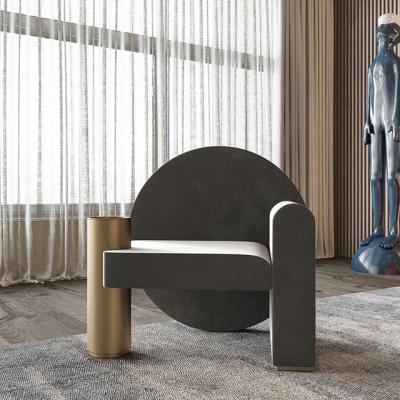 China OEM Creative Fabric Leisure Chair Ins Style Single Fabric Sofa for sale
