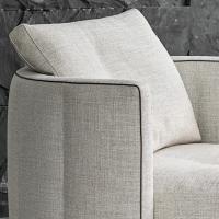 China Ergonomic Fabric Leisure Chair For Living Room Modern Sponge Sofa Chair for sale