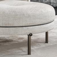 China Ergonomic Fabric Leisure Chair For Living Room Modern Sponge Sofa Chair for sale