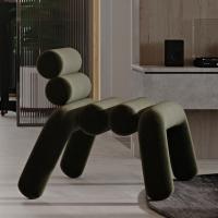 China 50*62cm Living Room Bedroom Back Fabric Leisure Chair Minimalist for sale