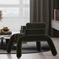 China 50*62cm Living Room Bedroom Back Fabric Leisure Chair Minimalist for sale