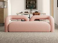 China Nordic Single Living Room Sofa Minimalist Straight Row 260*80cm for sale