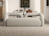 China Nordic Single Living Room Sofa Minimalist Straight Row 260*80cm for sale