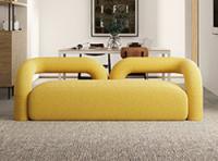 China Nordic Single Living Room Sofa Minimalist Straight Row 260*80cm for sale