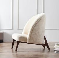 China Polyester Fabric Leisure Chair Living Room Single Fabric Chair 50cm Seat Width for sale