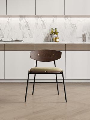China Fireproof Ultra Modern Dining Chairs Wooden Back In Family Living Room for sale