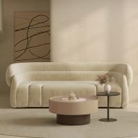 China Flannel Fabric 3 Seat Velvet Modern Suit Sofa For Bedroom for sale
