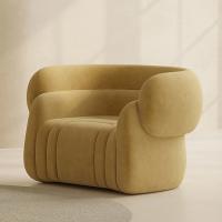 China Flannel Fabric 3 Seat Velvet Modern Suit Sofa For Bedroom for sale