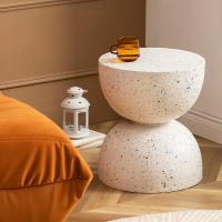 China Modern Italian Circular Hotel Marble Coffee Table 40cm*40cm for sale