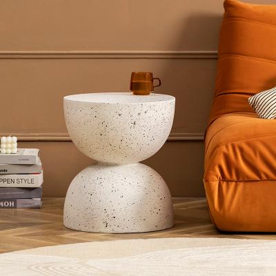 China Modern Italian Circular Hotel Marble Coffee Table 40cm*40cm for sale